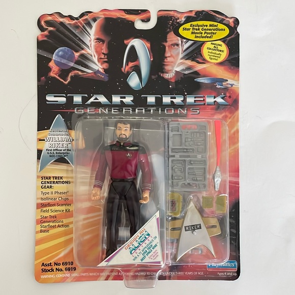 Star Trek | Other | 994 Playmates Star Trek Generations Lieutenant ...